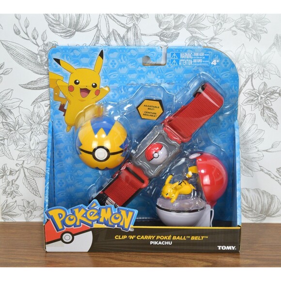 TOMY | Toys | Pokemon Clip N Carry Poke Ball Belt Pikachu New Tomy ...